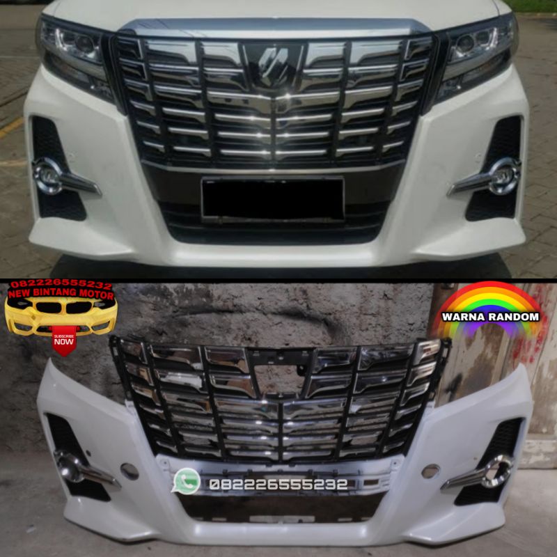 Jual Bumper toyota alphard SC CBU 2016 2018 original | Shopee Indonesia