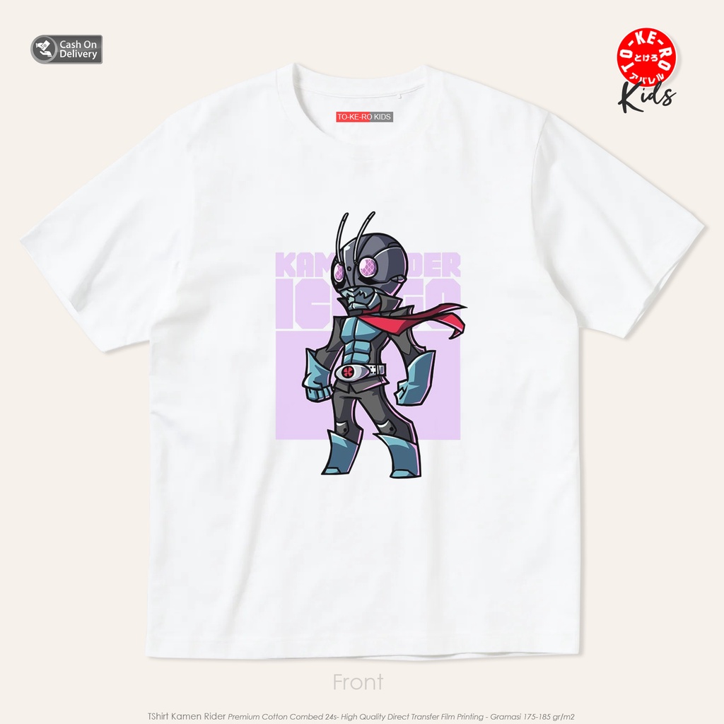 Jual Kaos Anak / Baju Anak Kamen Rider Chibi Ichigo [White] | Shopee ...