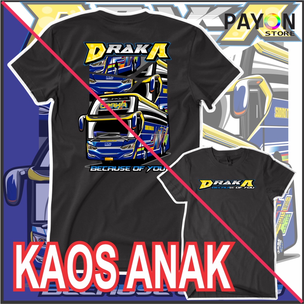 Jual KAOS BIS ANAK SUDIRO TUNGGA JAYA DRAKA COMBED 24 S (FREE STIKER ...