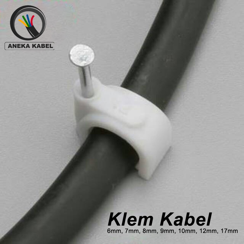 Jual Klem Kabel Listrik / Klem Paku Beton / Klem Kabel Putih SNI ...