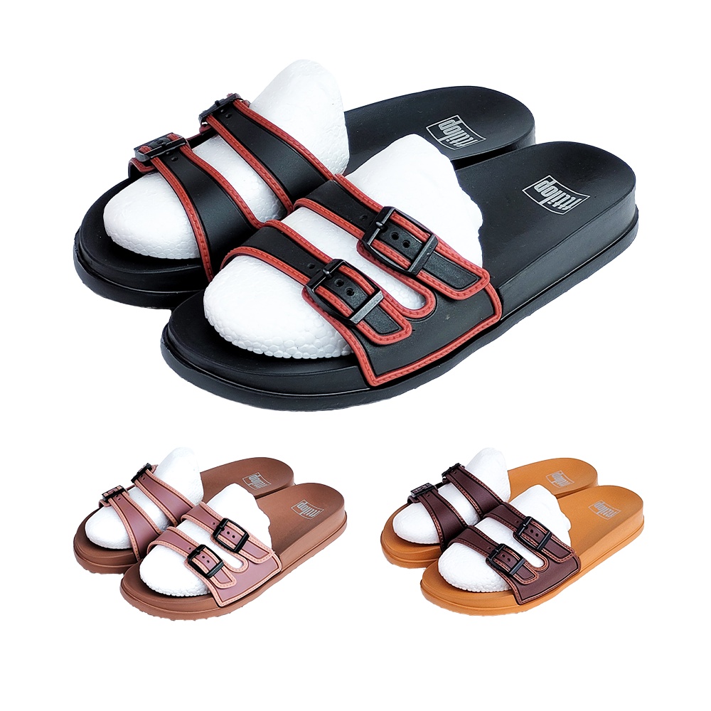Jual Fttilop Two Strap Slides Sandal Selop Sendal Wanita Murah Karet ...