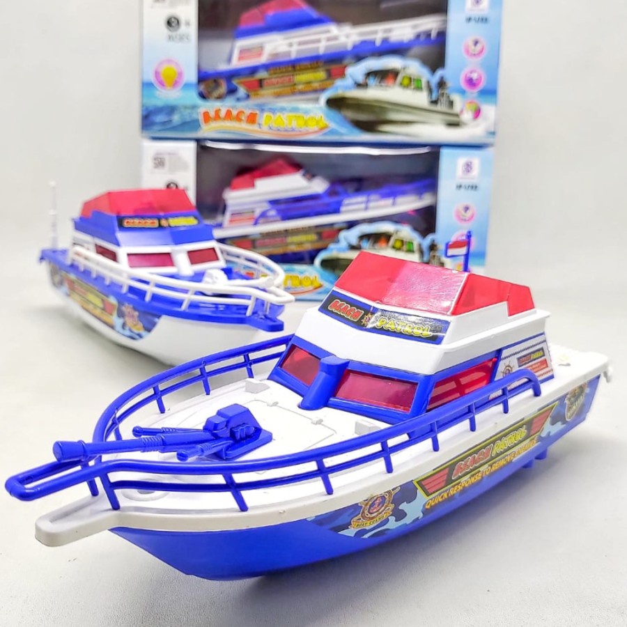 Jual Mainan Kapal Perahu Baterai Bisa Berjalan Di Air Mainan Mandi Bayi ...