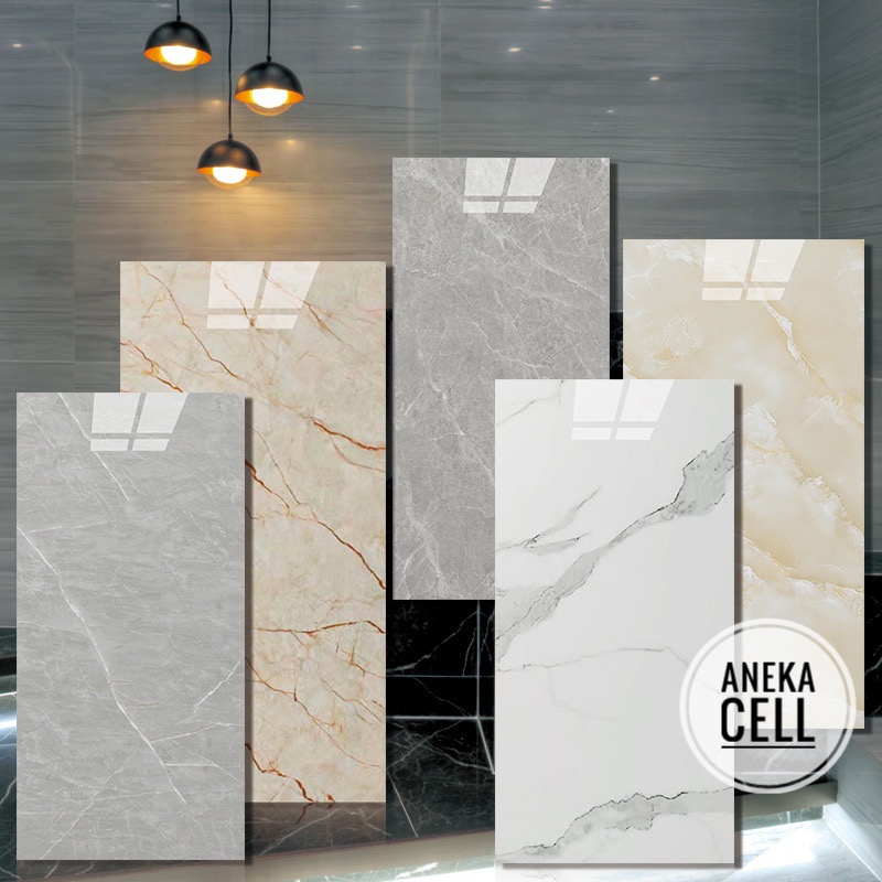 Jual [Alumunium Foil] Wallpaper dinding VINYL Marble 30 x 60 cm ...