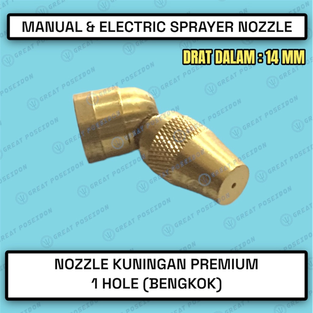 Jual Nozzle Sprayer Nozel Spuyer Kuningan Kabut Embun Halus 1 Mata ...