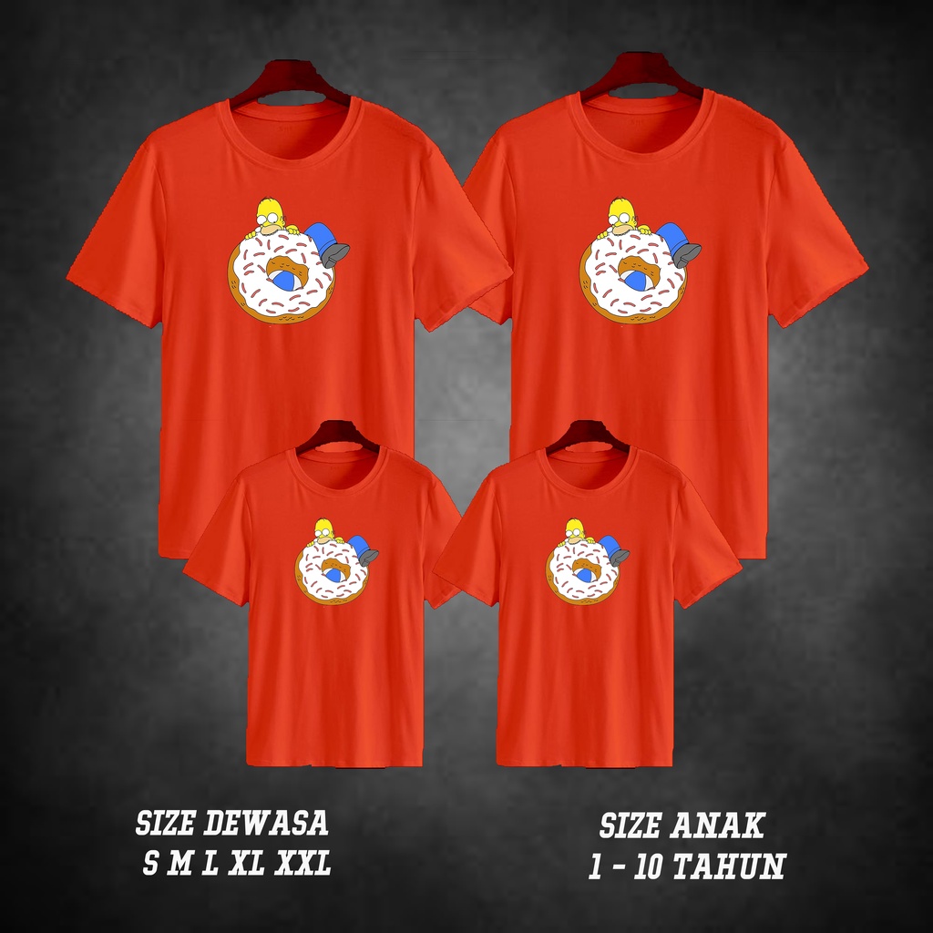 Jual C077 KAOS SIMPSONS DONAT / KAOS ANAK LAKI LAKI & PEREMPUAN KARTUN ...