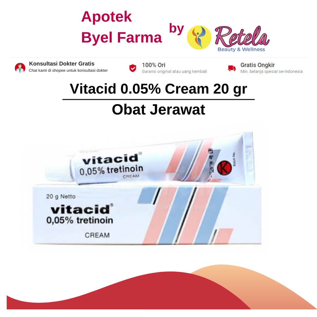 Jual Vitacid 0.05% Cream 20gr | Shopee Indonesia