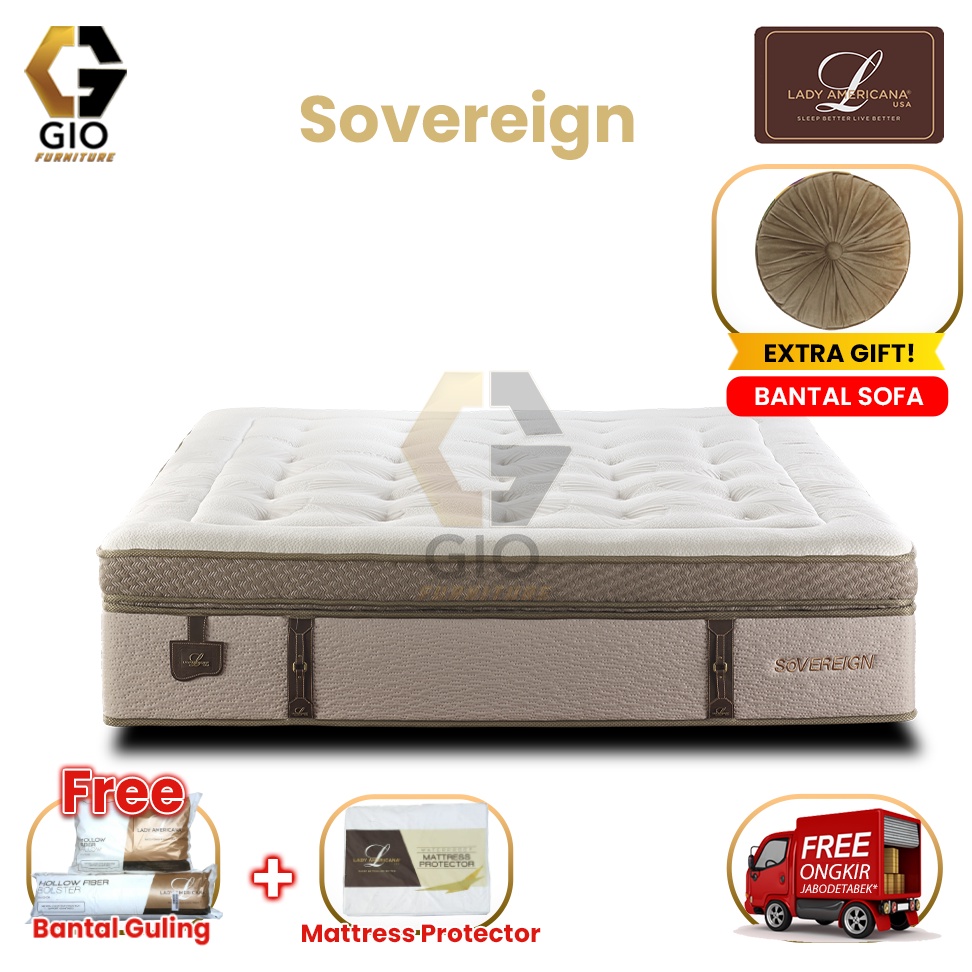Jual Kasur Lady Americana Sovereign / Lady Americana Spring Bed Sovereign ( Mattress Only ...