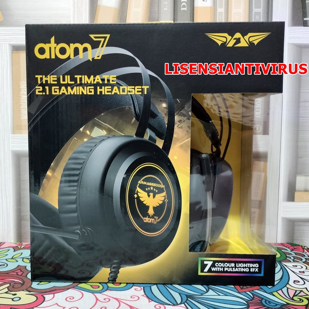 Jual Headset Gaming Armaggeddon Atom 7 (7 Colour Lighting Pulsating EFX ...