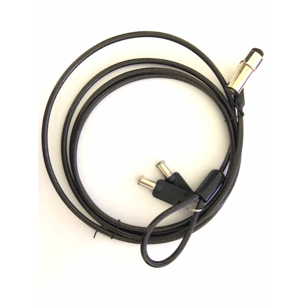Jual Kunci pengaman NB 6x2.5mm 1.8m cable sling key keys for laptop hp ...