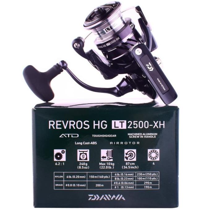 Jual Reel Spinning Daiwa REVROS LT HG | Pilih Ukuran | Shopee Indonesia