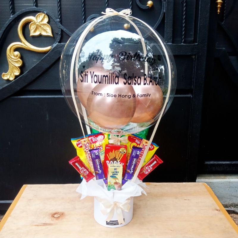 Jual buket balon buket jajan snack buket balon jajan snack buket bunga ...