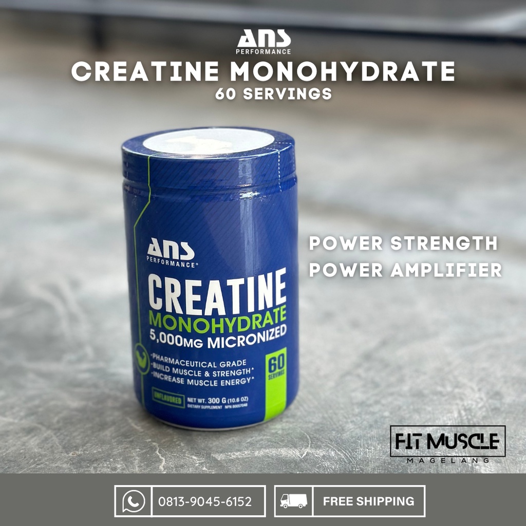Jual ANS CREATINE MONOHYDRATE 300GR | Shopee Indonesia
