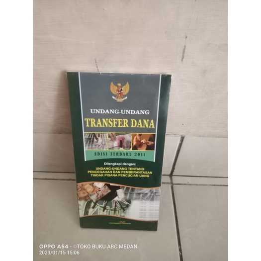 Jual BUKU UNDANG - UNDANG TRANSFER DANA EDISI TERBARU 2011 DILENGKAP ...