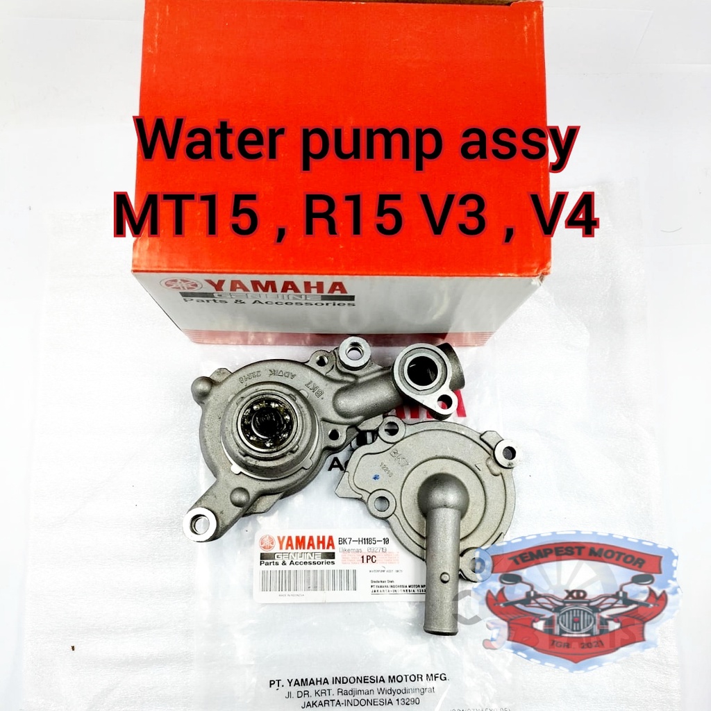 Jual POMPA / WATER PUMP RADIATOR ASSY YAMAHA R15 V2 V3 BK7 KUALITAS ...
