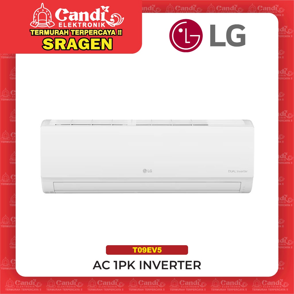 Jual LG Ac 1PK Dual Inverter Dengan Watt Control - T09EV5 | Shopee ...