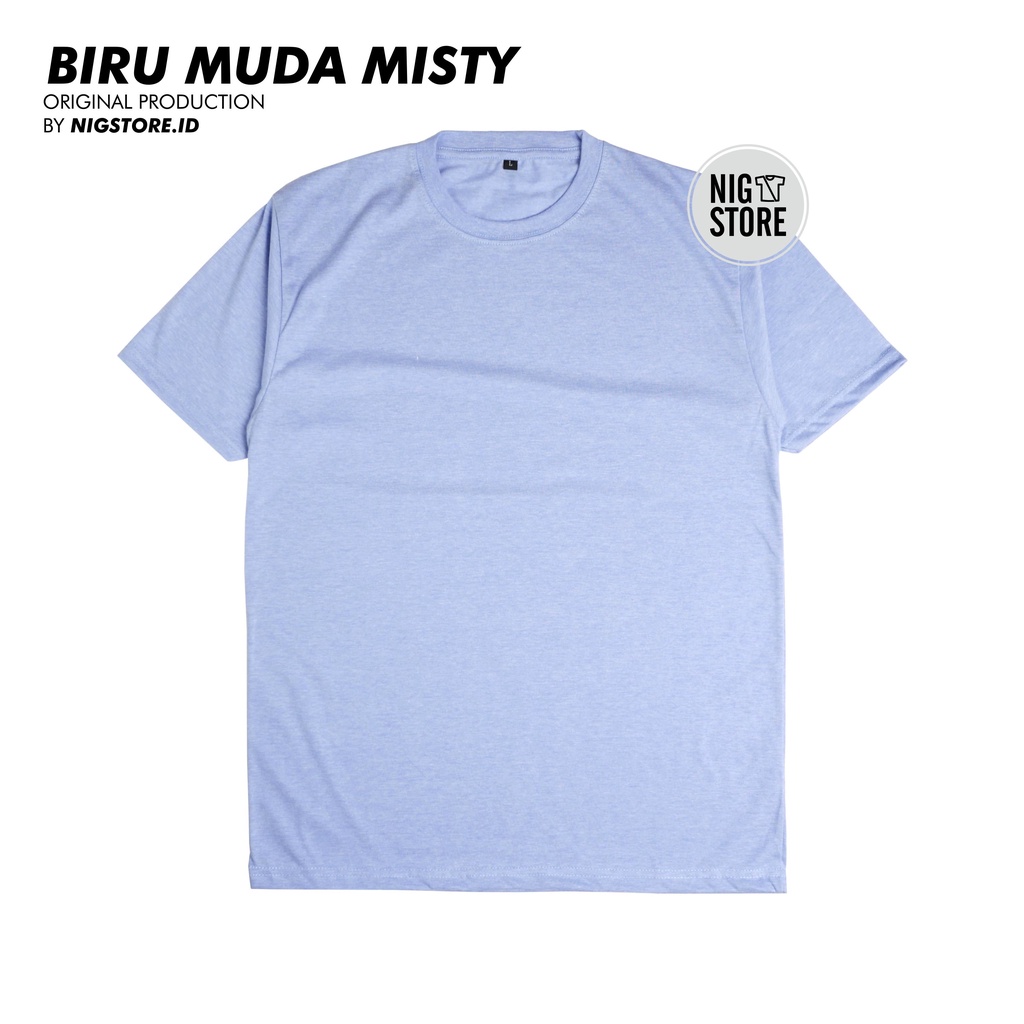 Jual Kaos Polos Biru Muda Sky Blue Twotone Cotton Viscose 30s Shopee Indonesia