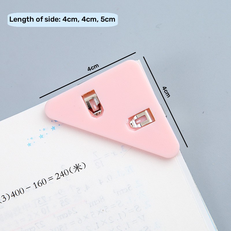 Jual Klip kertas warna warni Klip sudut kertas segitiga Klip binder ...