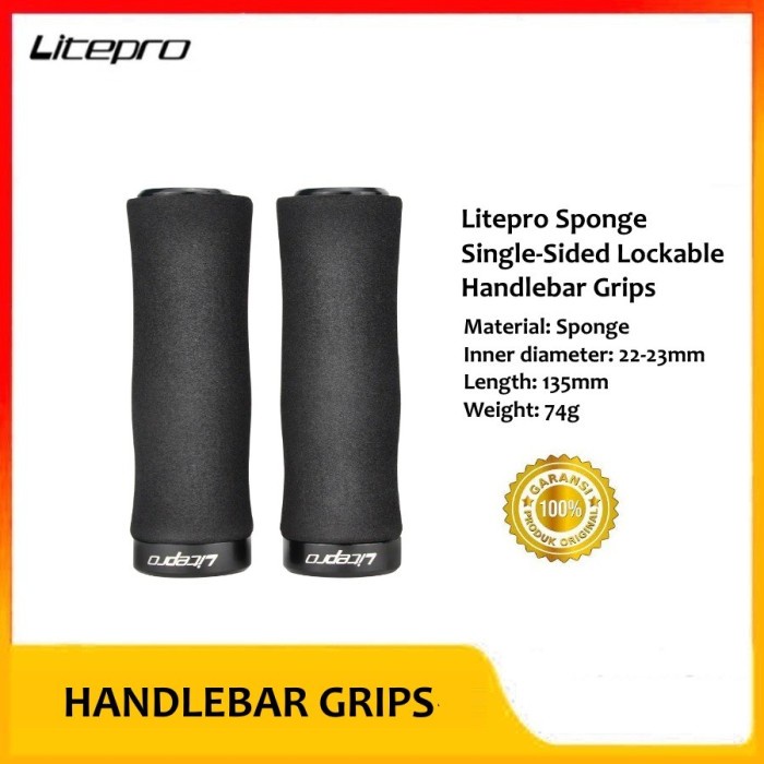 Jual MOLAN CANO LITEPRO Hand grip sepeda Lipat MTB Sponge Spons ...