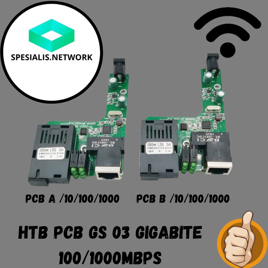 Jual HTB PCB GS 03 GIGABITE 100/1000mbps | Shopee Indonesia