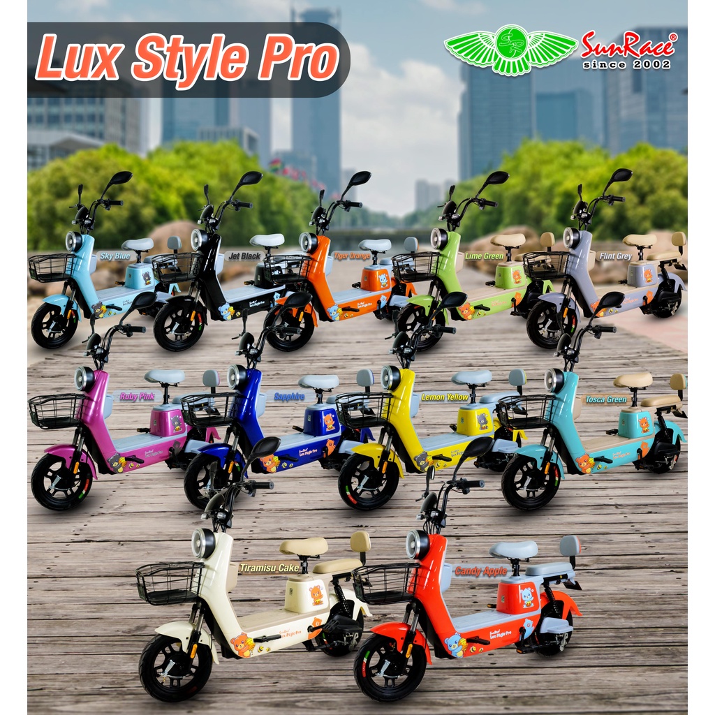 Jual SEPEDA LISTRIK SUNRACE LUX STYLE PRO | Shopee Indonesia