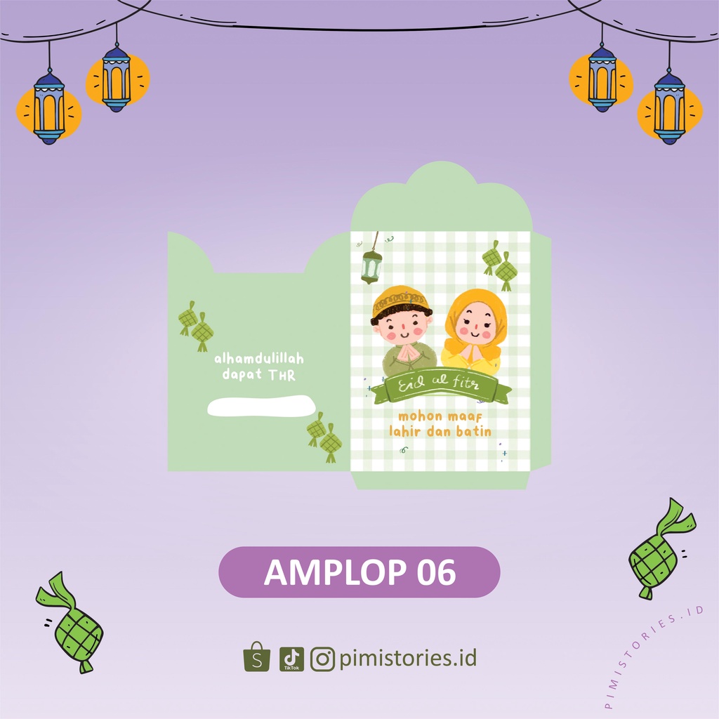Jual AMPLOP LEBARAN ⚫ AMPLOP THR ⚫ AMPLOP LUCU ⚫ EID MUBARAK ⚫ IDUL ...