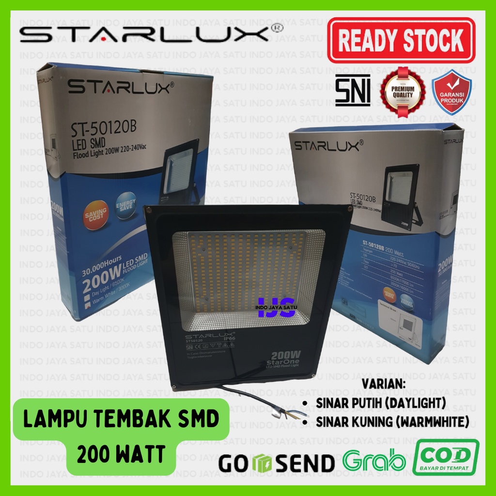 Jual STARLUX STARONE Lampu Tembak 200 WATT Lampu Sorot LED 200W LED Flood Light 200 W | Shopee ...