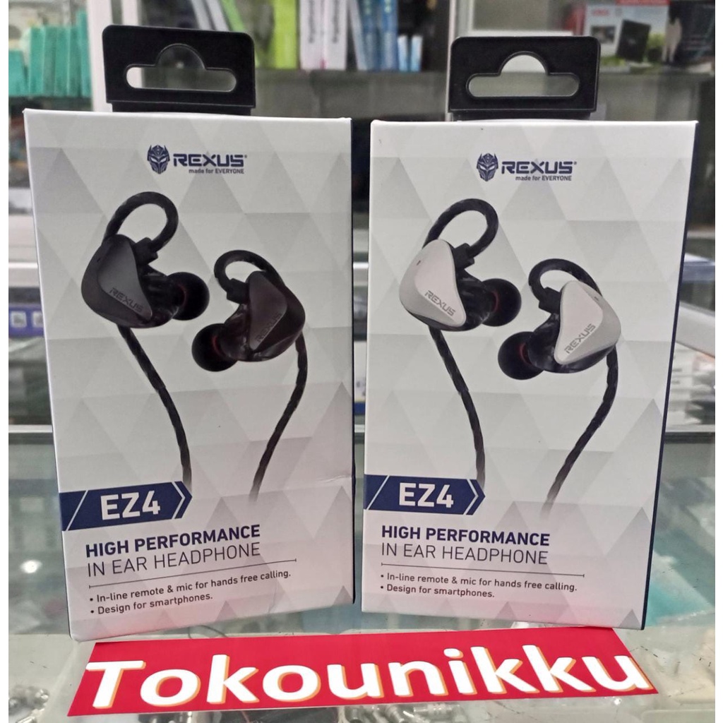 Jual Rexus Earphone EZ4 With Mic | Shopee Indonesia