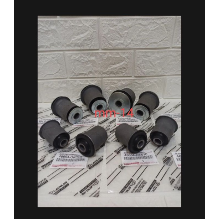 Jual BUSHING ARM SET BUSHING ARM ATAS BAWAH ORIGINAL HARGA 1PAKET 8PCS ...