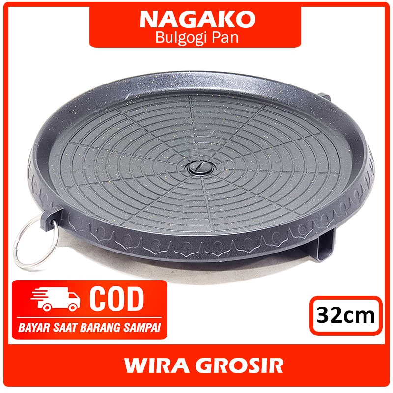 Jual Nagako Bulgogi Pan Bulat / Segi | Alat Pemanggang Kompor | Grill ...