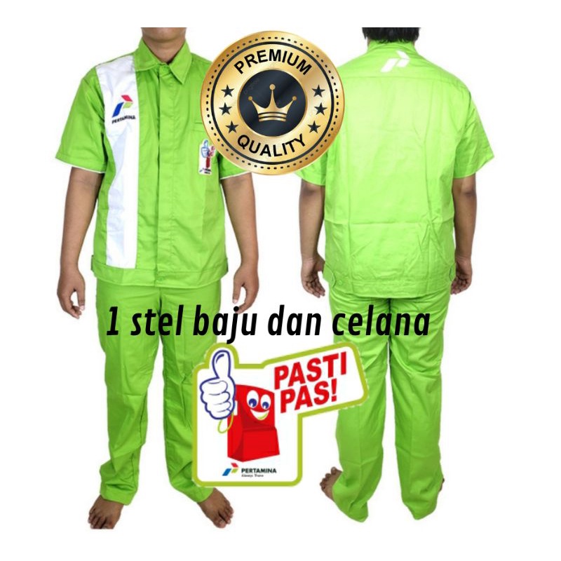 Jual Seragam Office Boy SPBU Pasti Pas Pria dan Wanita, Setelan Celana ...