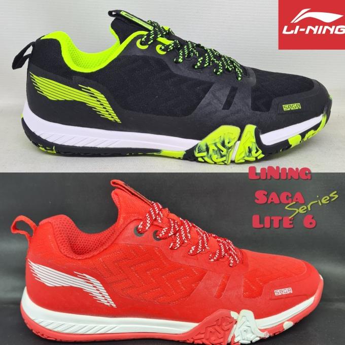 Jual Sepatu Badminton LiNing SAGA LITE 6 Series (Original) | Shopee ...