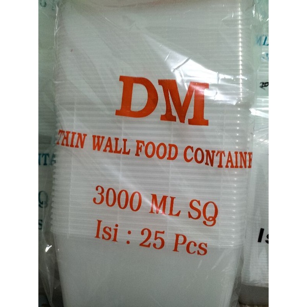 Jual Thinwall DM SQ eceran 3000ml | Shopee Indonesia Jual Thinwall DM SQ eceran 3000ml | Shopee Indonesia