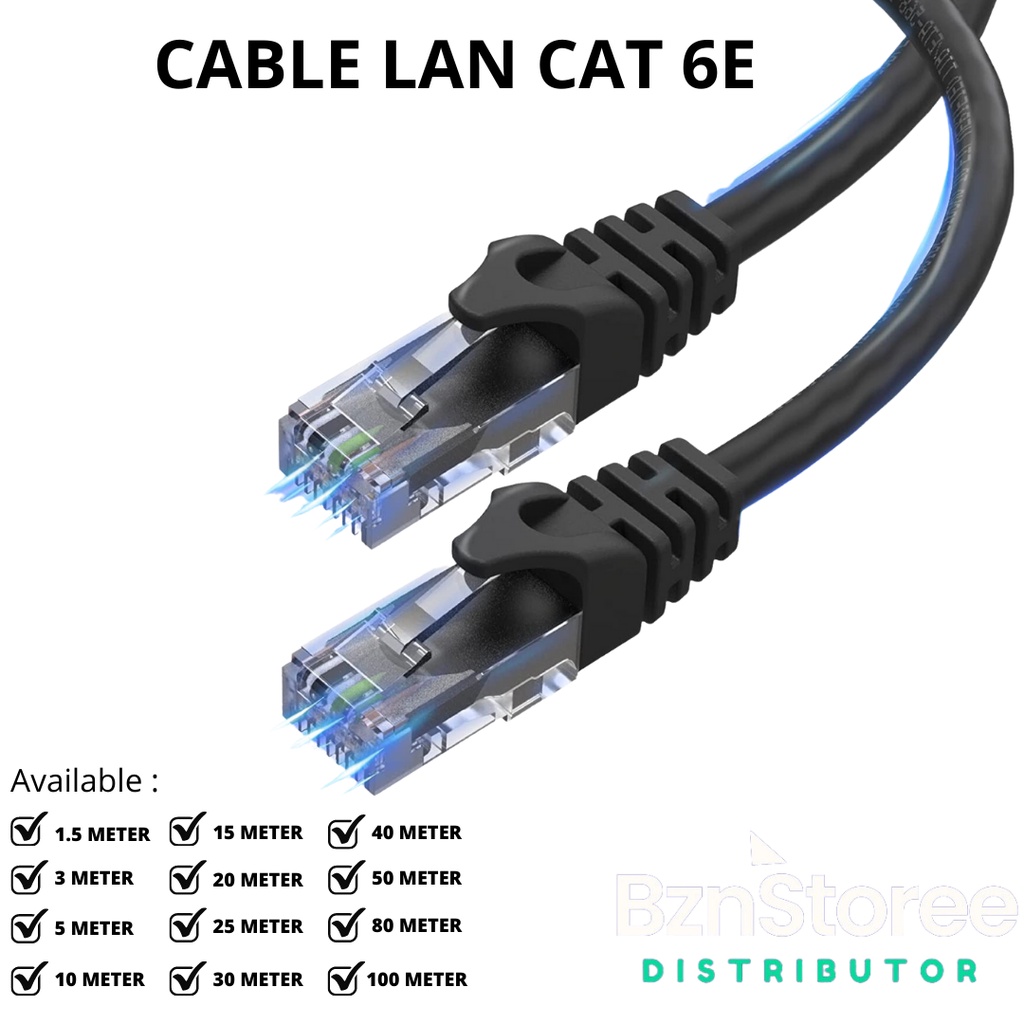 Jual Kabel LAN cat6e 3meter / Lan cat6 3m / Lan cat6e 3m / Kabel LAN ...