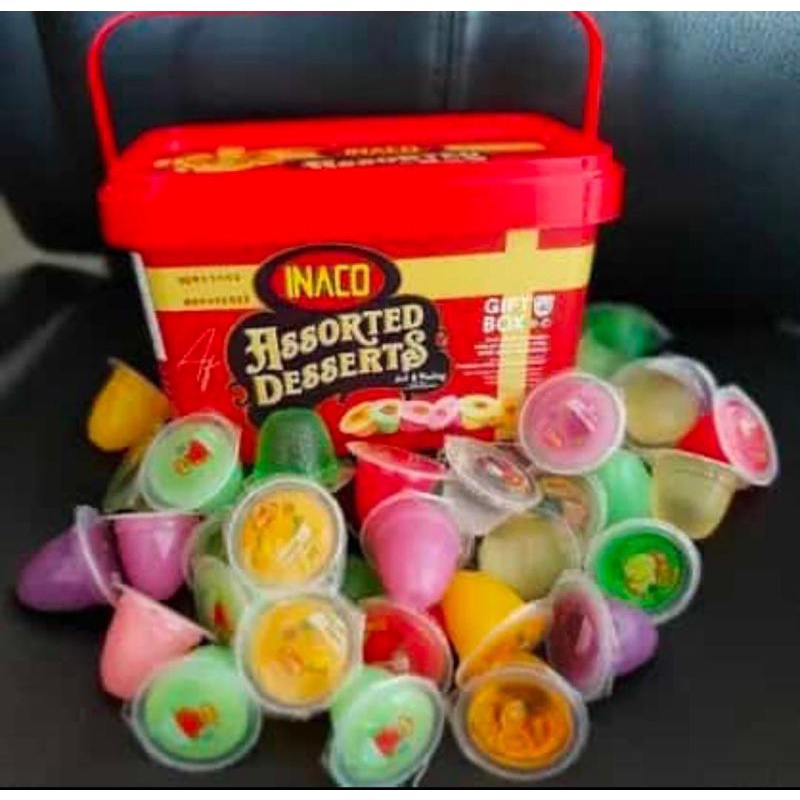 Jual INACO mini jelly gift box 600gr(40cups) | Shopee Indonesia