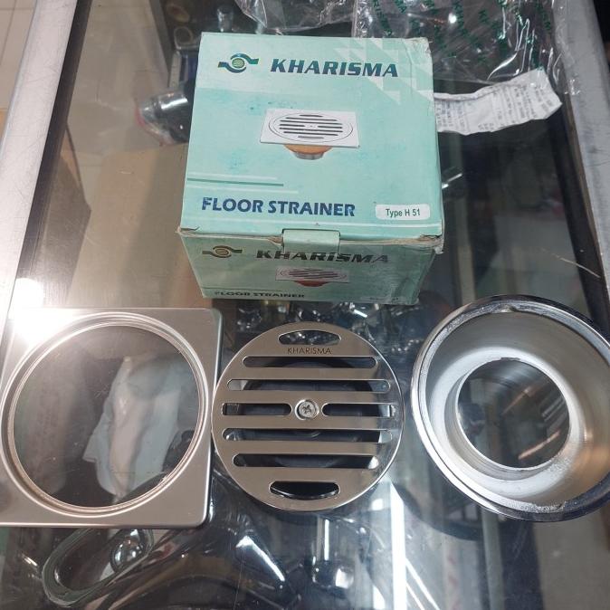 Jual Floor Drain Stainless Kharisma / Saringan Got Kamar Mandi Model Toto | Shopee Indonesia