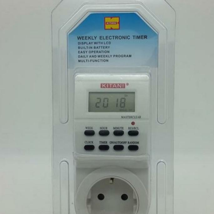 Jual STOP KONTAK TIMER DIGITAL LISTRIK OTOMATIS KITANI | Shopee Indonesia