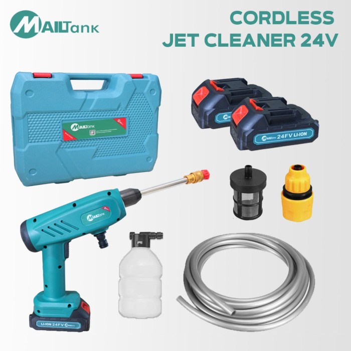 Jual MESIN JET STEAM CLEANER CORDLESS YUKIDO 24V HIGH PRESSURE WASHER ...