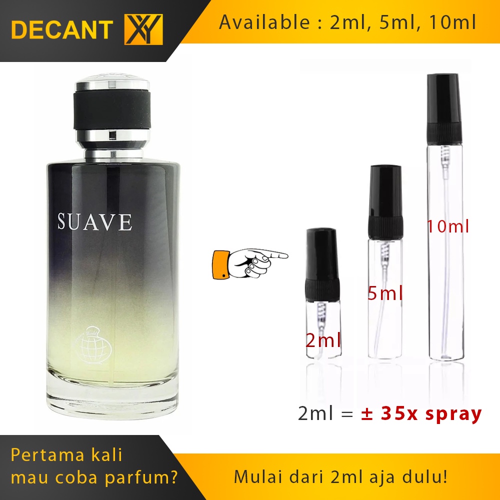 Jual Decant Fragrance World Suave for Men EDP 2ml 5ml 10ml | Shopee ...