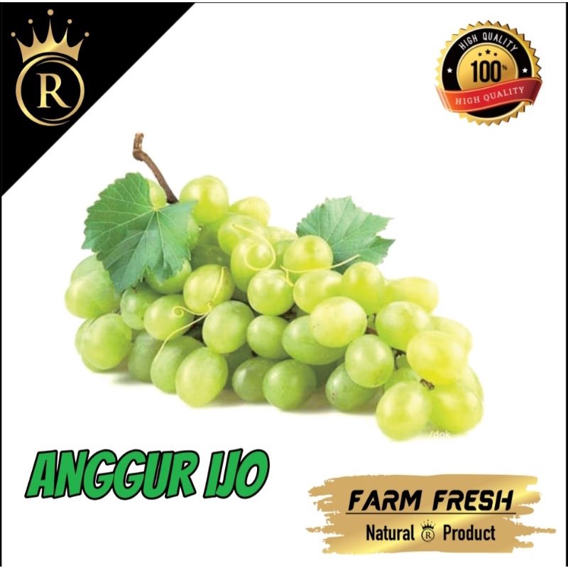 Jual BUAH ANGGUR IJO / BUAH IMPORT 500g | Shopee Indonesia