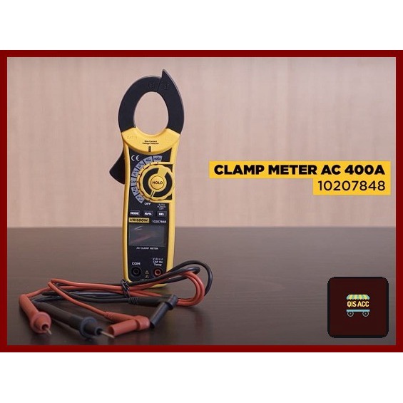 Jual KRISBOW Digital Clamp Meter AC 400A / Tang Ampere Digital | Shopee Indonesia