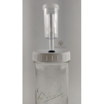 Jual BALL MASON JAR - Fermentation Lids Wide Mouth 86mm dan Airlock ...