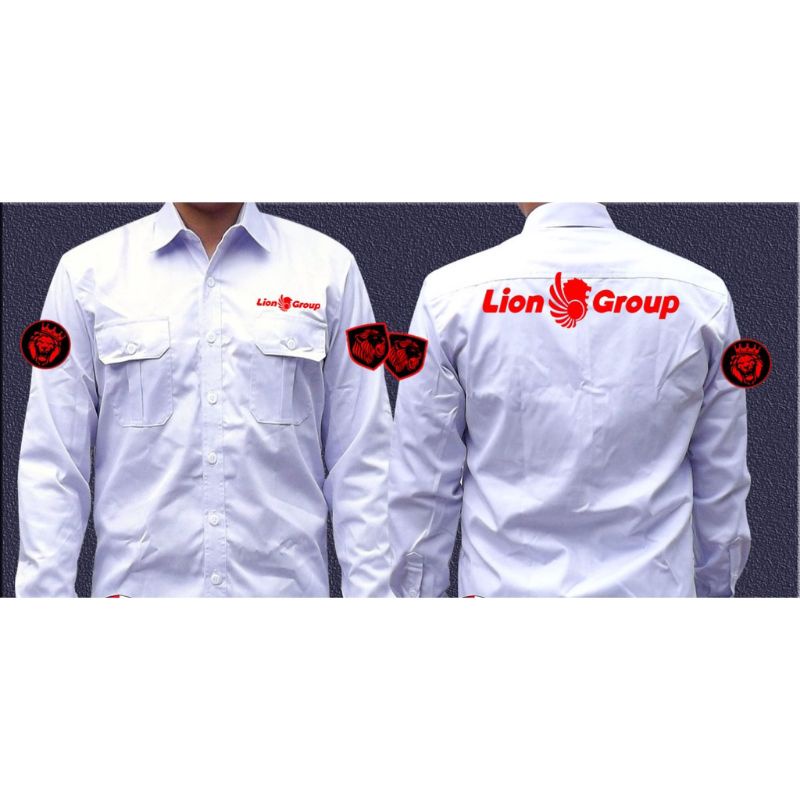 Jual CUSTOM KEMEJA LOGO PERUSAHAAN SENDIRI || CUSTOM SERAGAM NAMA ...