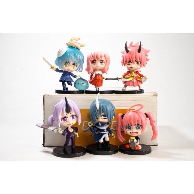 Jual Figure Set Tensei Shitara Slime isi 6 PCS Gashapon hr506 | Shopee ...