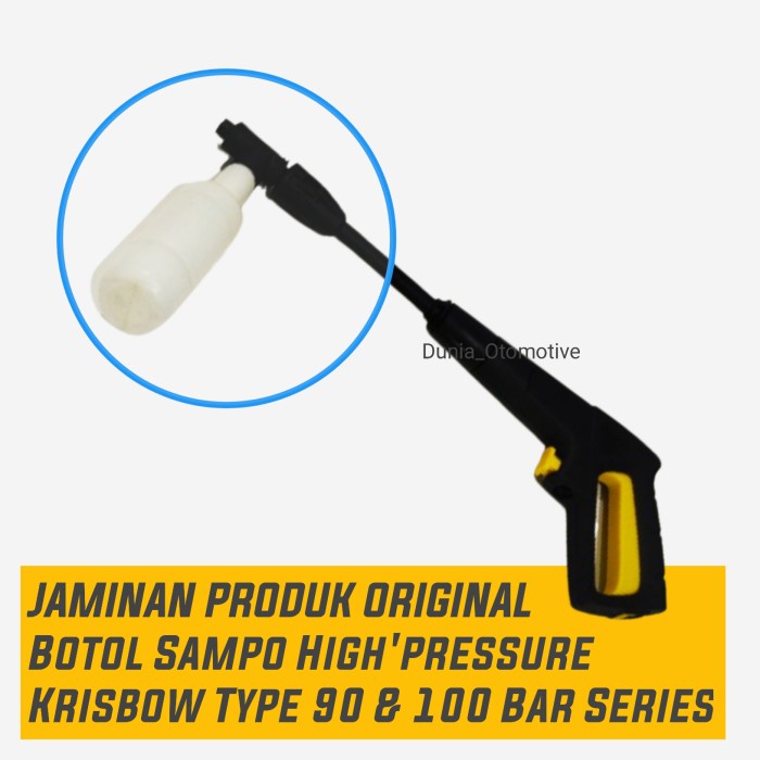 Jual BOTOL SAMPO KRISBOW HIGH PRESSURE 90 & 100 BAR ORIGINAL | Shopee ...