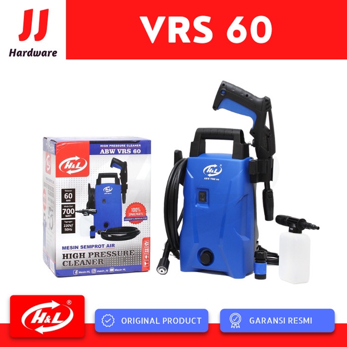 Jual STEAM JET CLEANER H&L VRS 60 HIGH PRESSURE MESIN CUCI MOTOR MOBIL ...