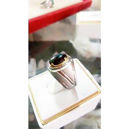Jual emban ikat ring monel handmade kombinasi. kosongan tanpa batu ...