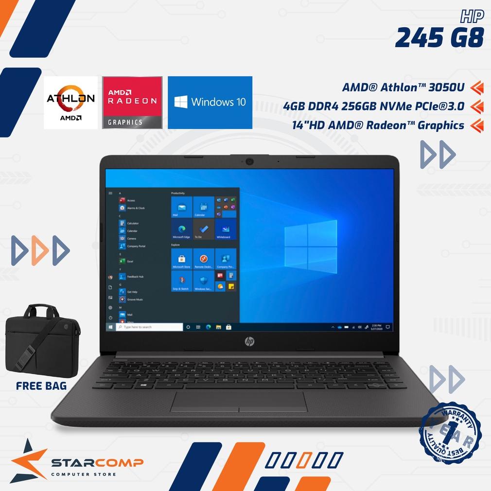 Jual HP 245 G8 Athlon Silver 3050U 8GB 512GB SSD 14" Radeon Graphics ...