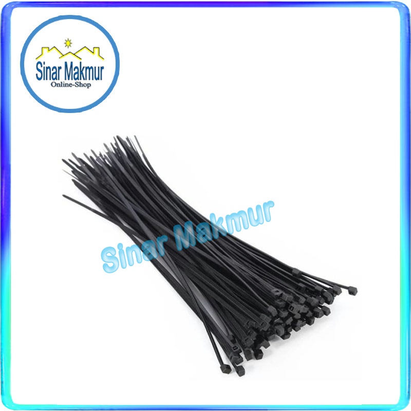 Jual Kabel Tie Cable Ties 2,3 MM x 100 Hitam | Shopee Indonesia