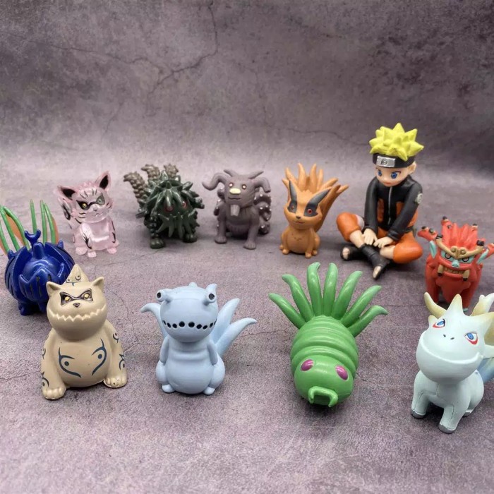 Jual Action Figure Naruto Biju Set 11 - Mainan Anak Koleksi Naruto ...
