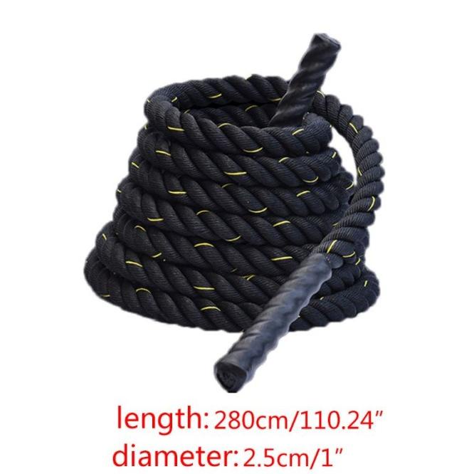 Jual Sun Heavy Jump Rope Skipping Rope Workout Battle Ropes For Men ...